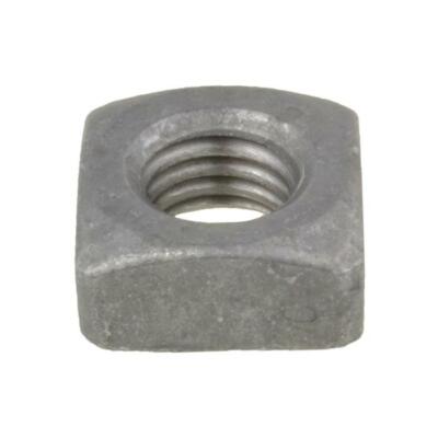 Pack of 30 Galvanised Square Nut M10 x 1.50p Metric DIN557 Chamfered ...