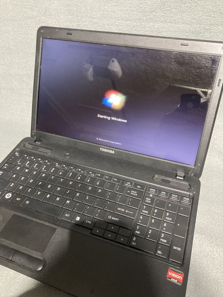 TOSHIBA SATELLITE Laptop Computer C655D AMD Athlon 2.10 GHz 4GB WIN 7 HOME PREM | eBay