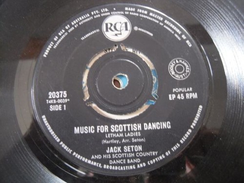 Jack Seton and Scottish Country Dance Band Music For Scottish Dancing ...