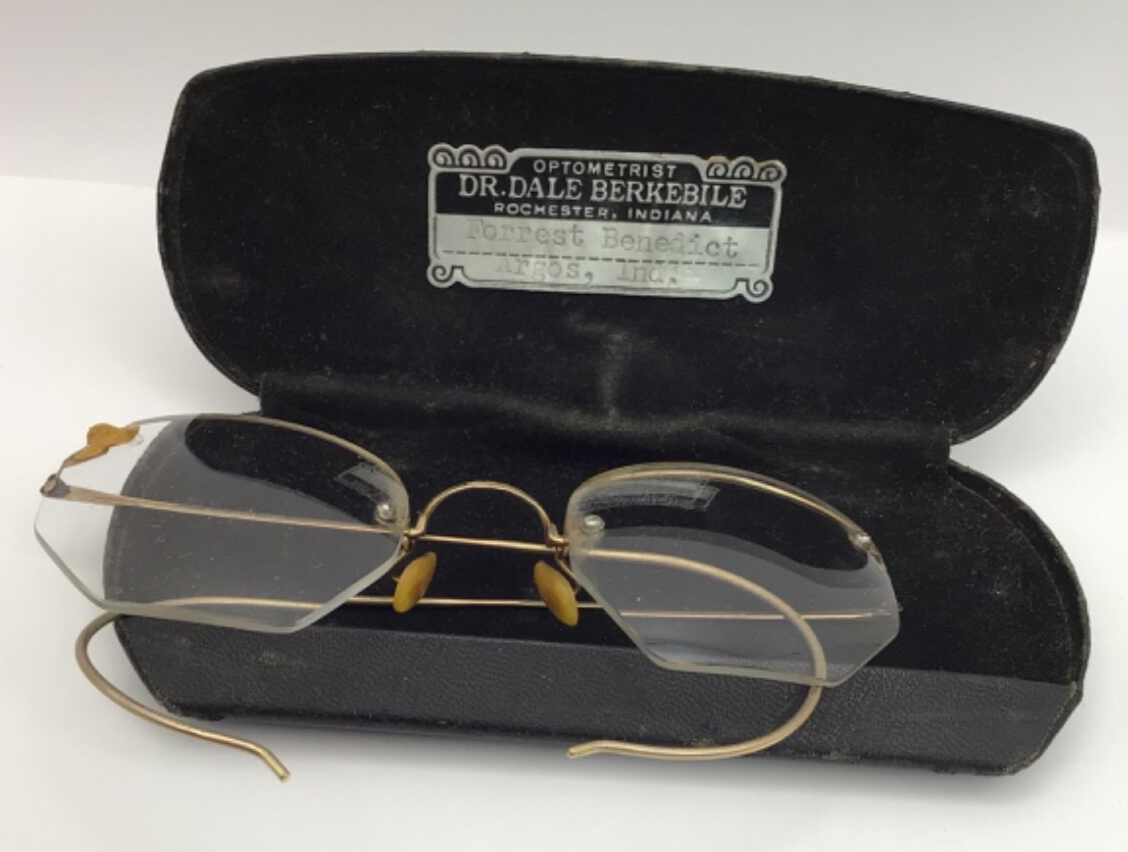 Vintage Shuron Glasses Semi Rimless 1/10 12k GF Gold Filled Eyeglasses ...