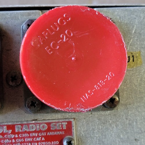 Vintage Wilcox Control Radio Set - VHF COMM NAV Aircraft Equipment ...