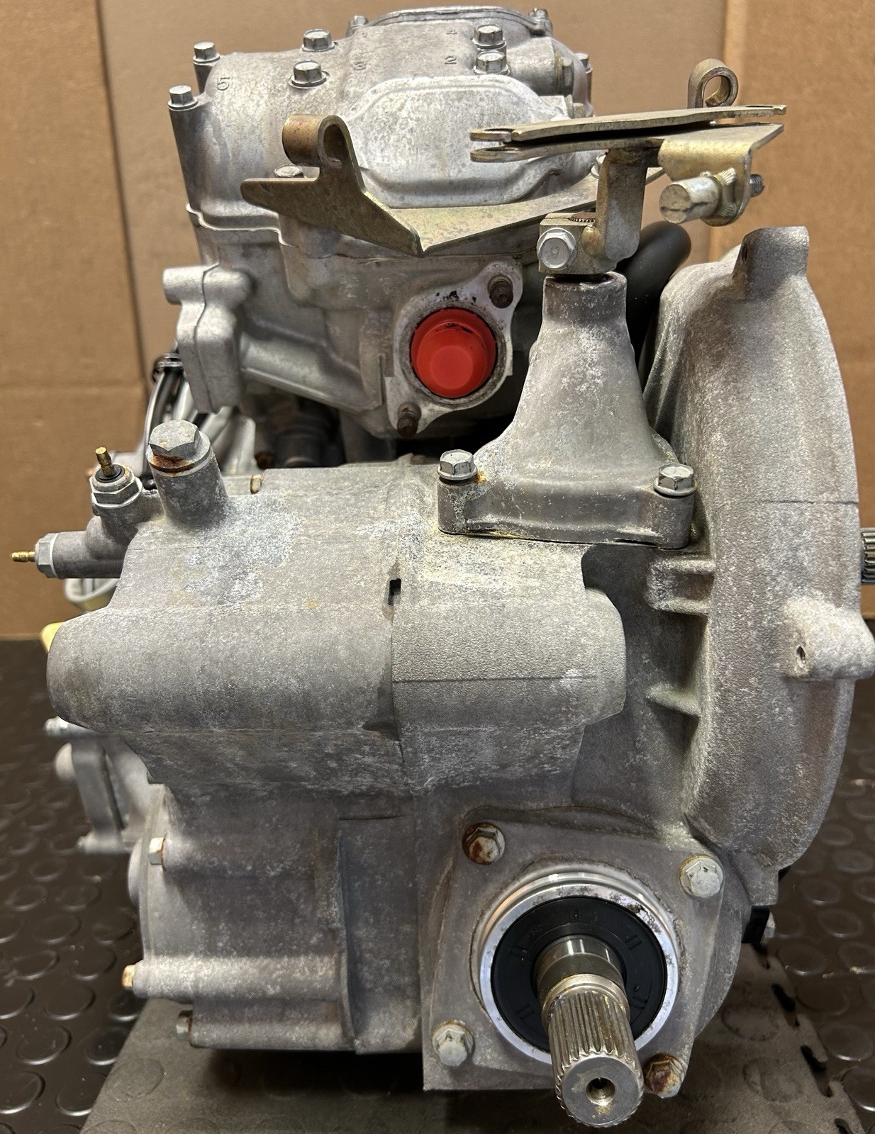 04-09 GENUINE KFX 700 KAWASAKI KFX700 V FORCE 700 MOTOR ENGINE COMPLETE ...