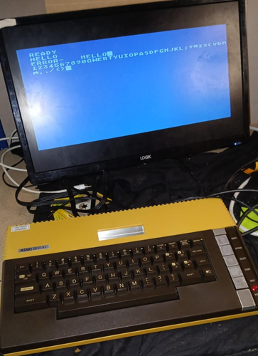 VINTAGE ATARI 800 XL COMPUTER SYSTEM WITH UGV VIDEO UPGRADE-TESTED ...
