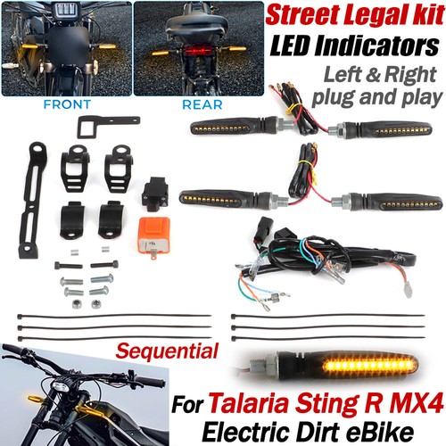 Indicator Light Street Legal Kit For Talaria Sting MX4 R LED Turn ...