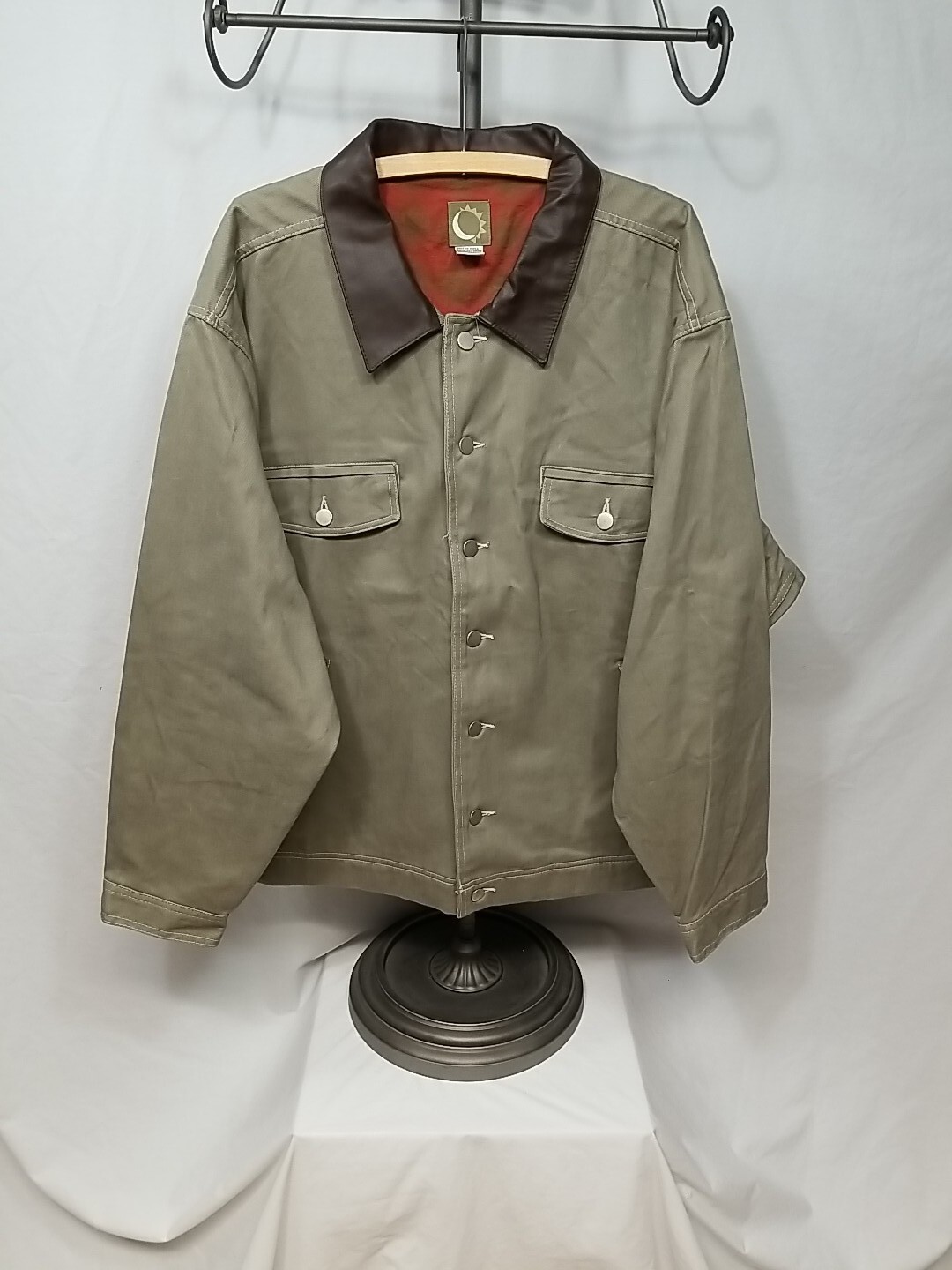 Vintage 1990's Malboro Work Jacket Button Down Flanne… - Gem