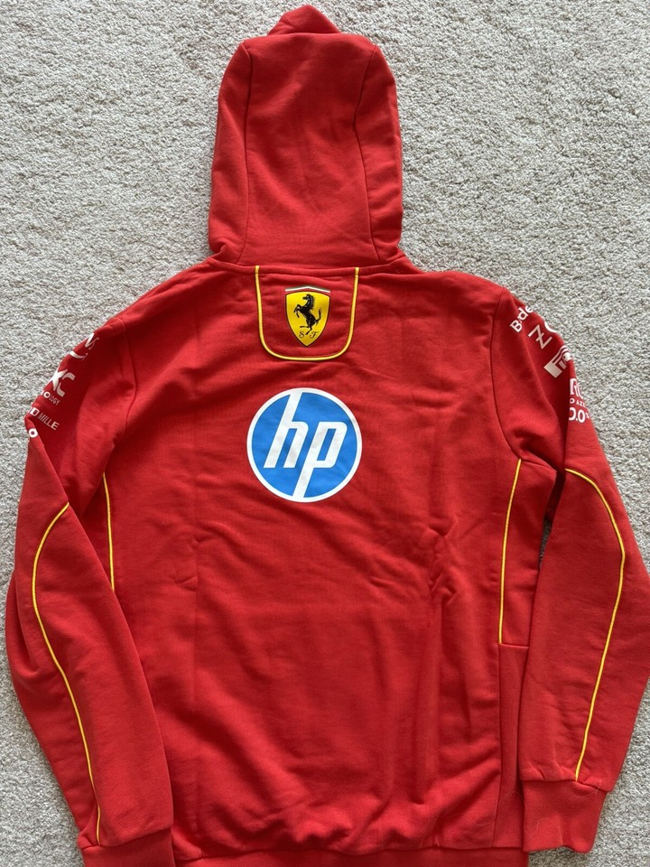 Ferrari HP F1 2024 Puma Driver Team Issue Hoodie Sweater LeClerc Sainz ...