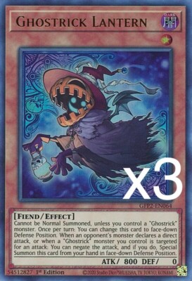 3X Yugioh Ghostrick Lantern GFP2-EN064 Ultra Rare 1st Edition NM | eBay