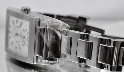 DE Grisogono Diamond Watch Tino Acier White Stainless Steel Quartz ...