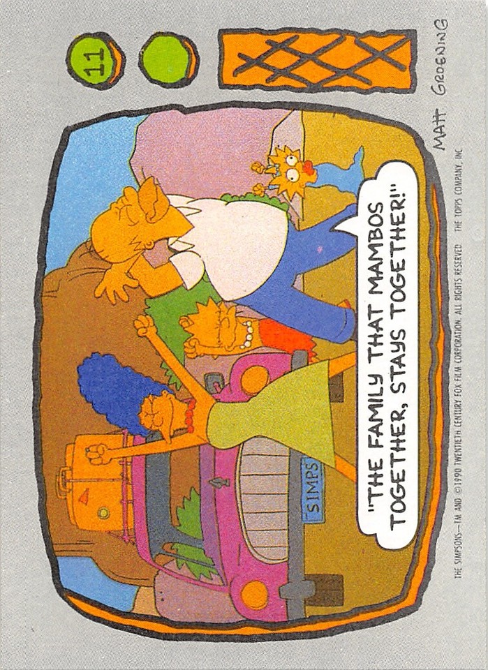 THE SIMPSONS 1990 TOPPS PICK-A-CARD #1 thru #88, STICKER #1 thru #22 OR ...