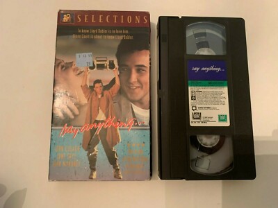 1989 Say Anything VHS Video Tape John Cusack | eBay