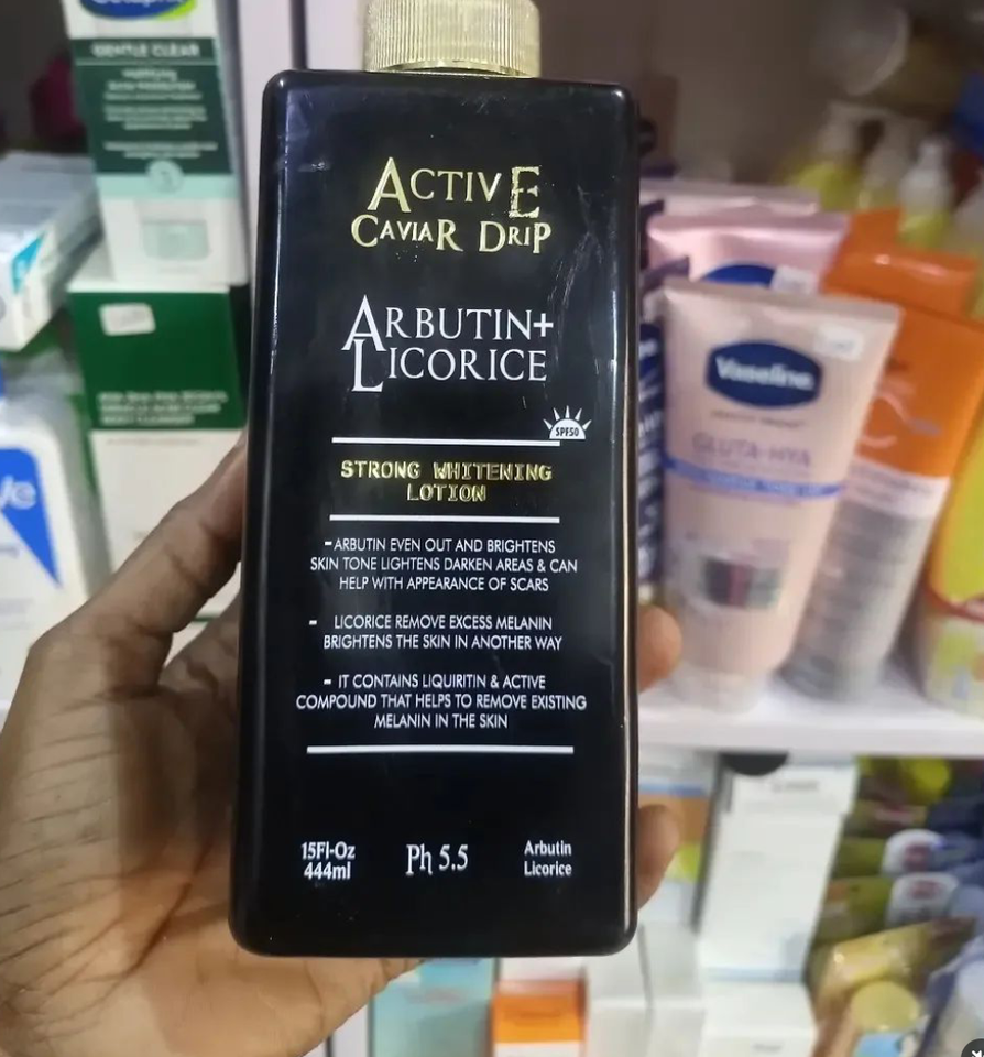 ACTIVE CAVIAR DRIP WHITENING LOTION 444ML WITH SPF50/OIL 100ML/FACE ...