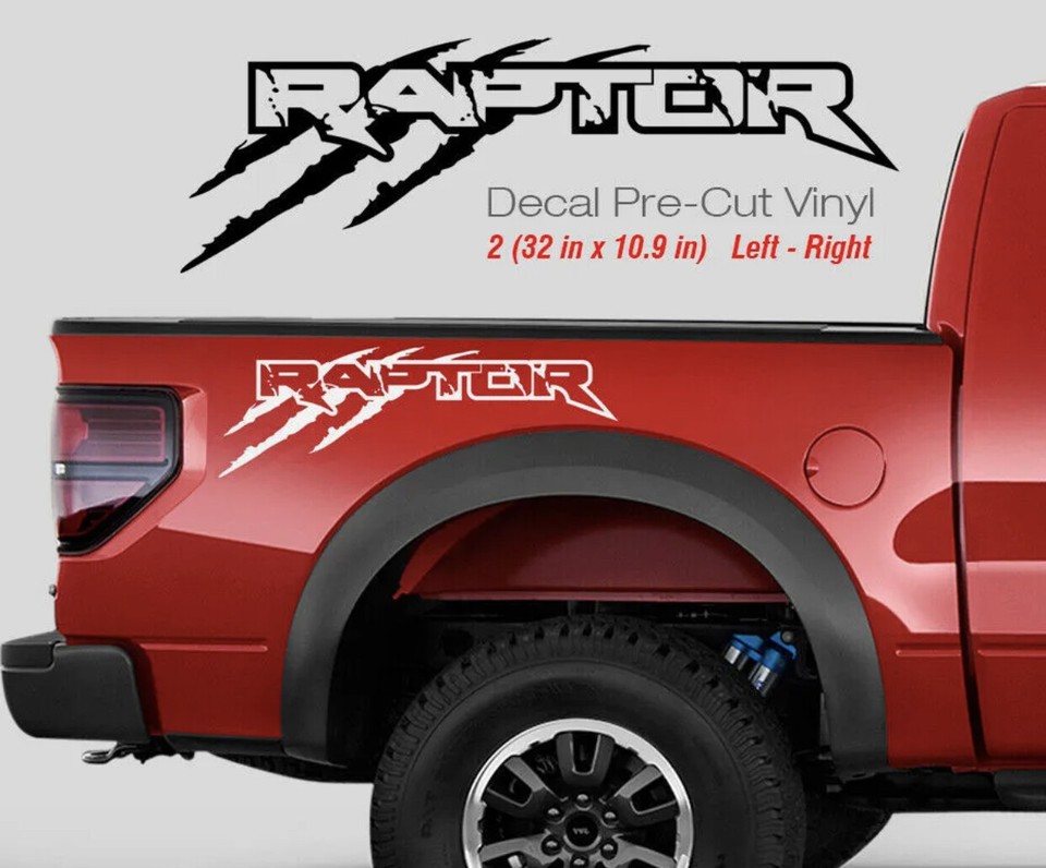 Ford Raptor SVT Fits F150 Decal Truck Stickers Decals Vinyl Claw ...