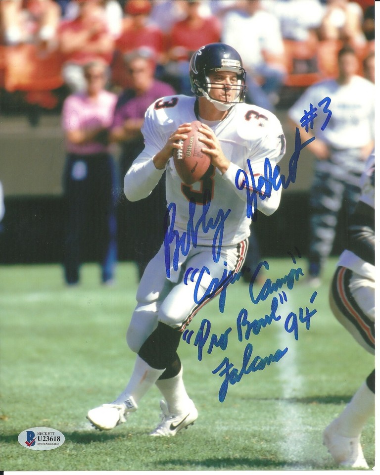 Bobby Hebert " Pro Bowl " Signed Auto 8x10 Photo Beckett BAS COA ...