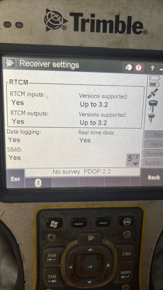 Trimble R8s GNSS receiver Full Base/Rover Precision RTK radio UHF 410 ...