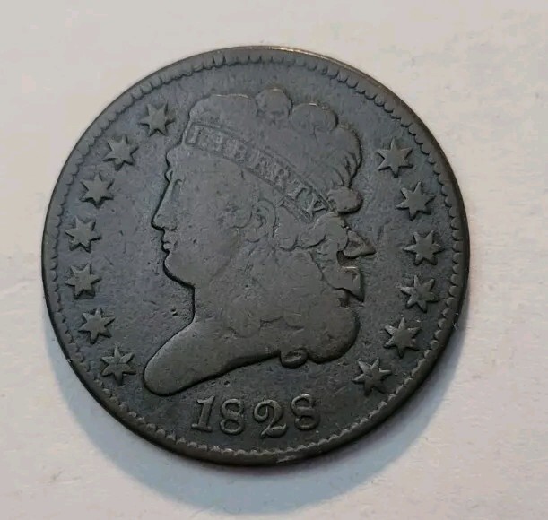 1828 Classic Head Half Cent-Early Copper Coin | eBay