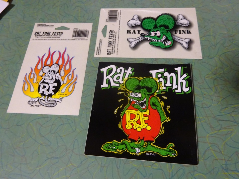 RAT FINK / ED ROTH DECALS AND STICKERS | eBay