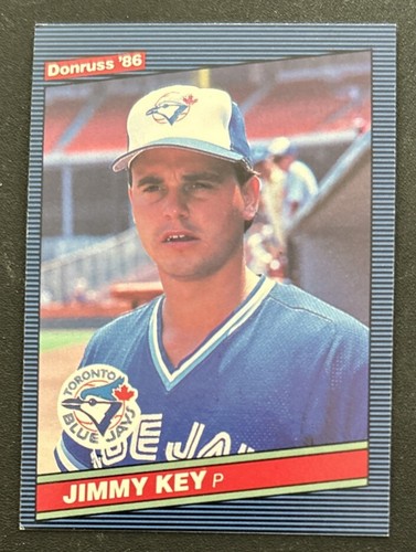 1986 Donruss Jimmy Key 2nd Year Baseball Card #561 Blue Jays Pitcher VG ...