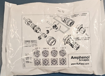 QTY: 5 GENUINE AMPHENOL SOCAPEX 30470-RJF CONNECTOR RJF 6M G 18-19 FREE ...