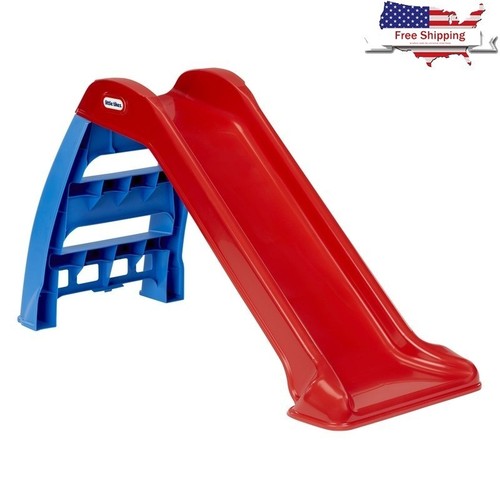 Kids Indoor Outdoor Slide Easy Foldable Durable Plastic Fun Playground ...