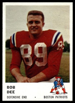 1961 Fleer Bob Dee #187 Boston Patriots SP SHORT PRINT HIGHER GRADE | eBay