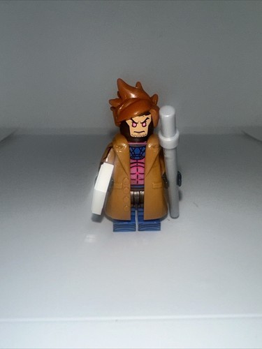 Custom Lego Gambit X-Men Mini Figure | eBay