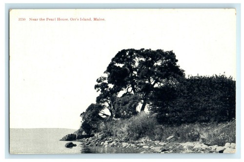 c1910 Near the Pearl House Orr's Island Maine ME Unposted Antique ...