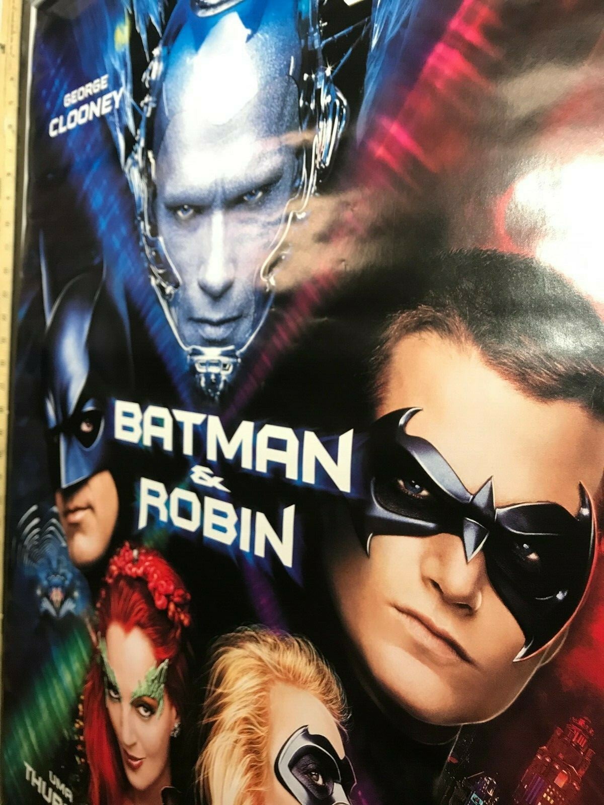 Batman and Robin Movie Poster 1997 Original George Clooney Arnold ...
