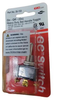 SPDT On-Off-(On) 20A Bat Switch Metal | eBay