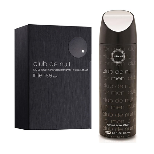 ARMAF CLUB DE NUIT INTENSE EAU DE TOILETTE & DEODORANT BODY SPRAY COMBO ...