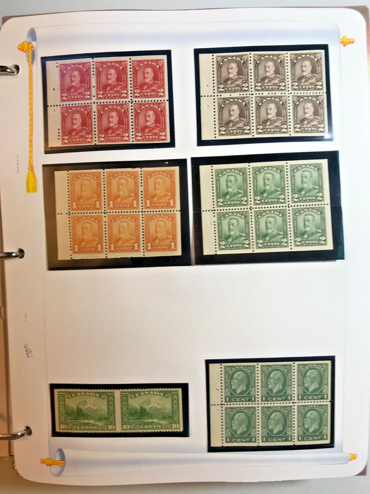 Huge Canada Stamp Collection Mounted in (4) Unity Albums, 1870-2008, CV ...
