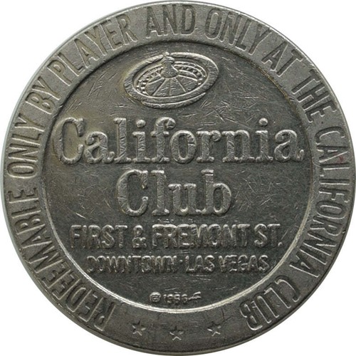 California Club Casino Las Vegas NV $1 Token 1966 | eBay