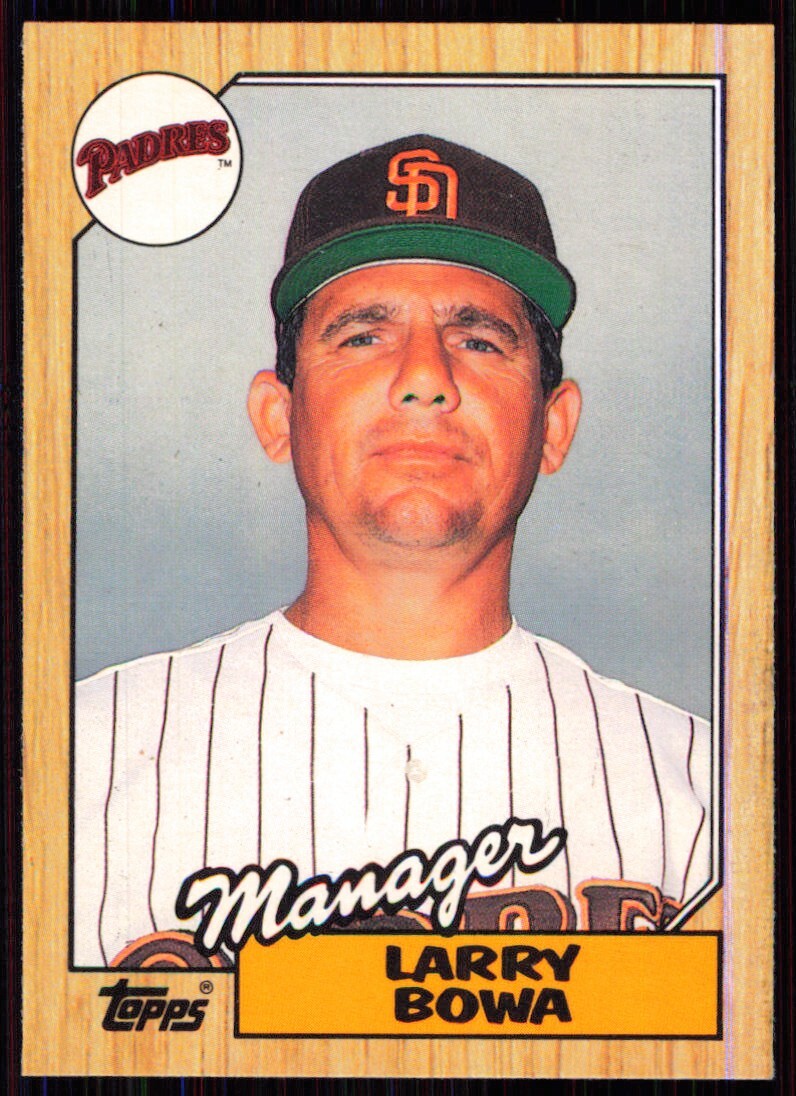 1987 Topps Traded Larry Bowa San Diego Padres #8T | eBay