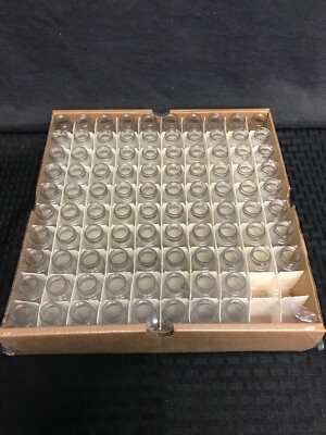 (96/Pack) Plastic Polystyrene 20mL Sample Storage Vials Uses 22-400 ...