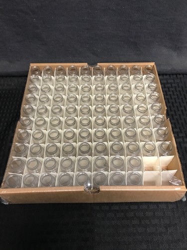 (96/Pack) Plastic Polystyrene 20mL Sample Storage Vials Uses 22-400 ...
