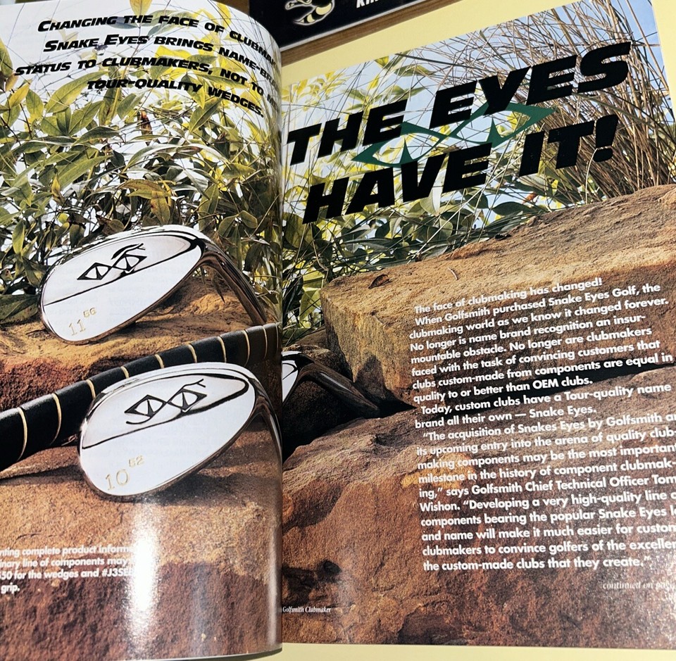 GolfSmith GOLF March 1999 Equipment Magazine Mail Order History Club ...
