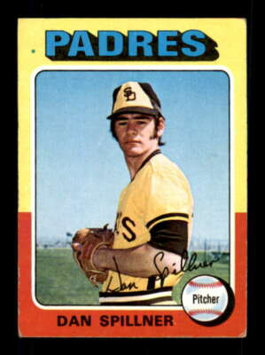 1975 Topps #222 Dan Spillner VG/VGEX RC Rookie Padres 219652 | eBay