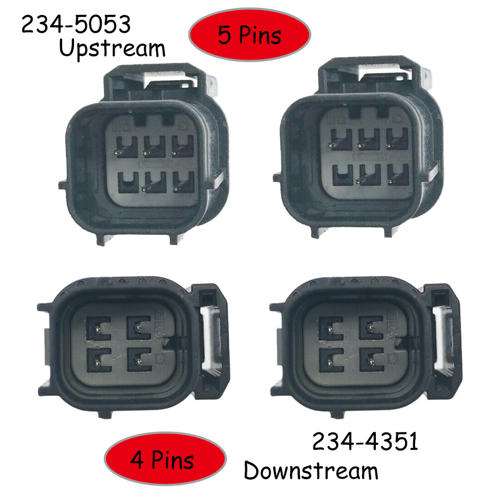 Set of 4 Oxygen Sensor Front Rear 234-5053 234-4351 For Acura MDX 3.7L ...