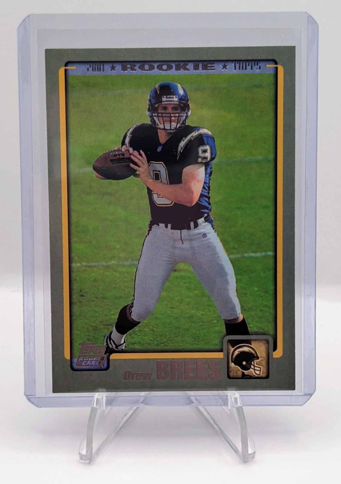 Drew Brees 2010 Topps Anniversary Reprint 2001 Topps Rookie Card #328 ...