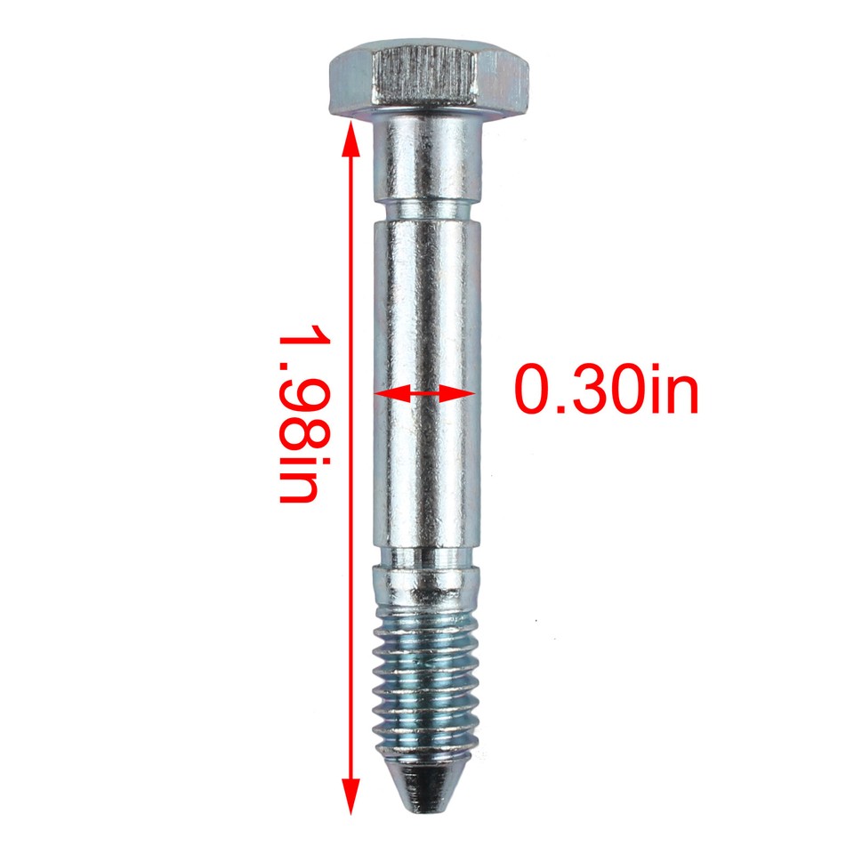 Shear Pins Bolts Auger for Ariens 2 Stage Snow Thrower 10 Pack 51001500 ...