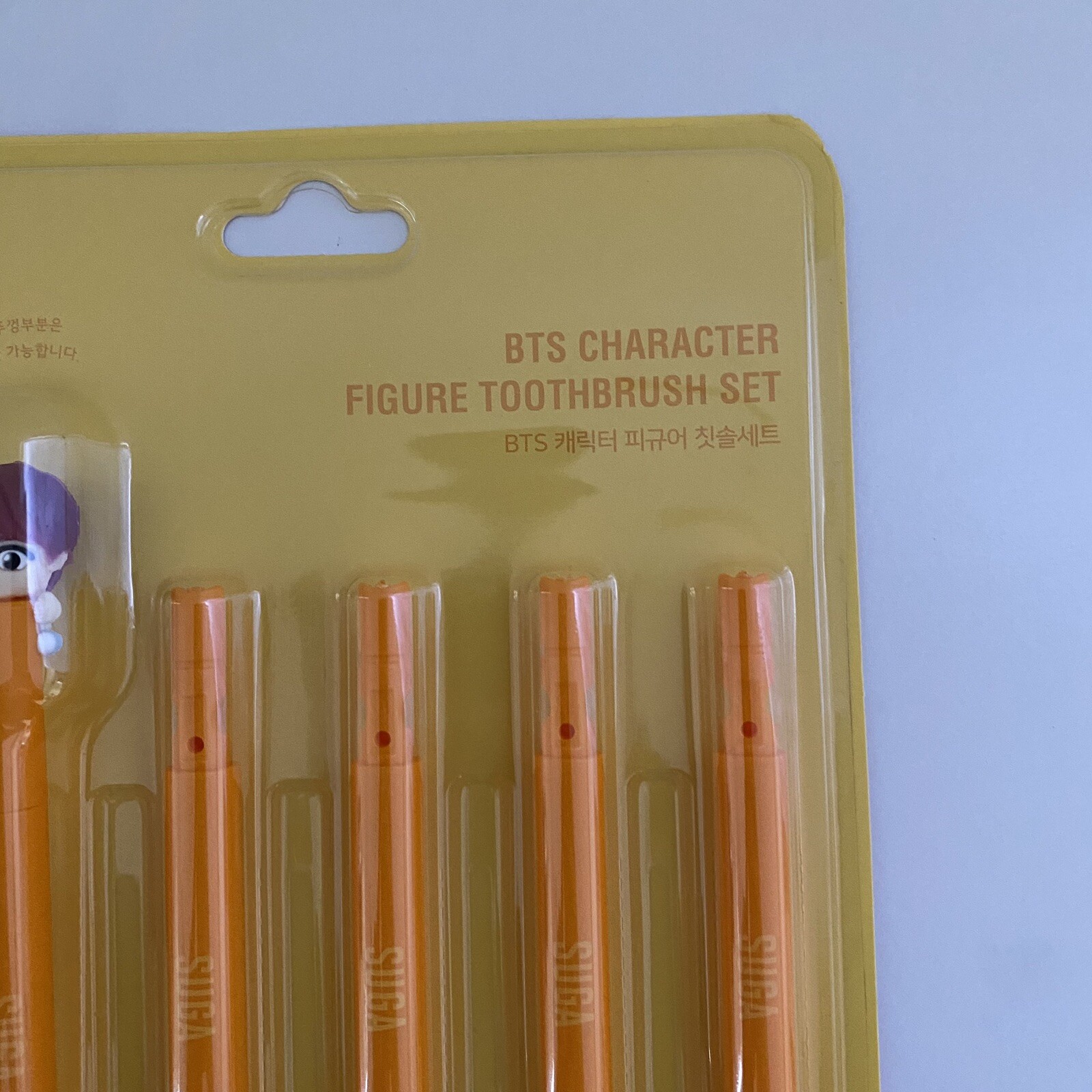 K-Pop BTS BT21 Suga Character Figure Toothbrush Set 5 Pack Korea NEW | eBay