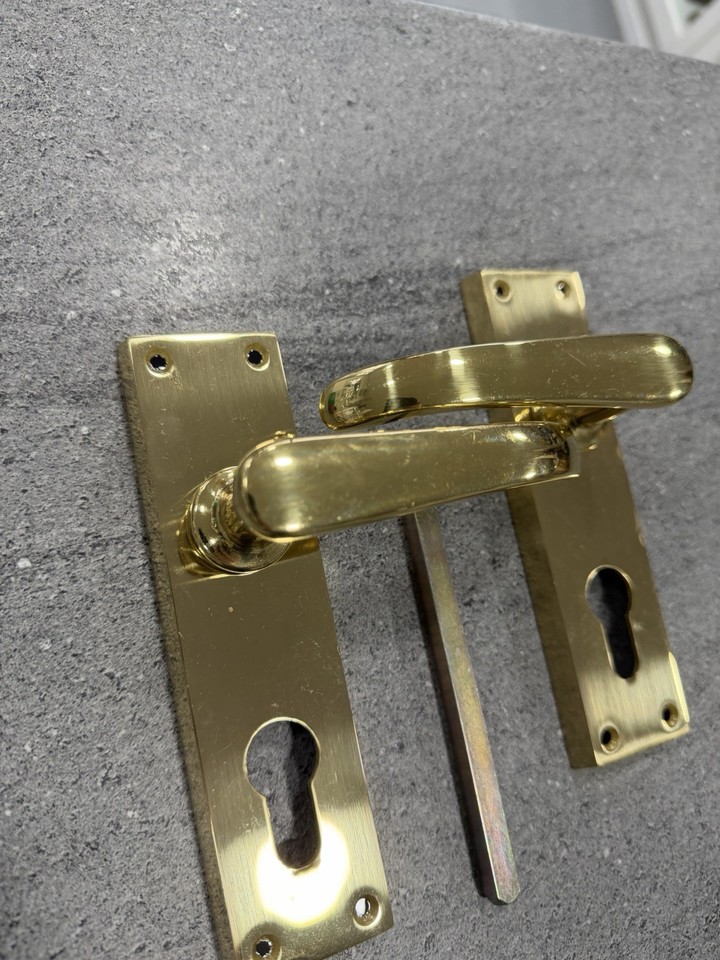 Heritage Brass Euro Profile Furniture Handles Set | eBay UK