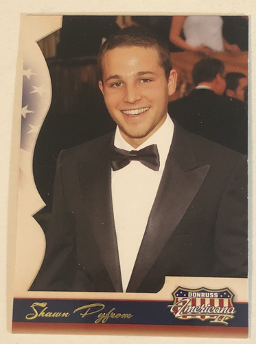 Shawn Pyfrom Trading Card Donruss Americana #186 | eBay