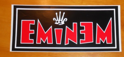 Eminem Sticker Original Promo 10x4.5 HUGE | eBay