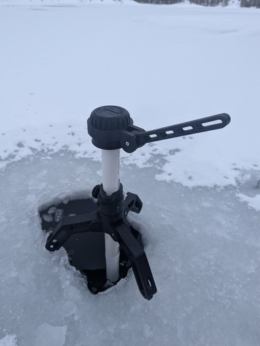 Garmin Live Scope ice fishing transducer pole LVS32 PVC pipe not ...