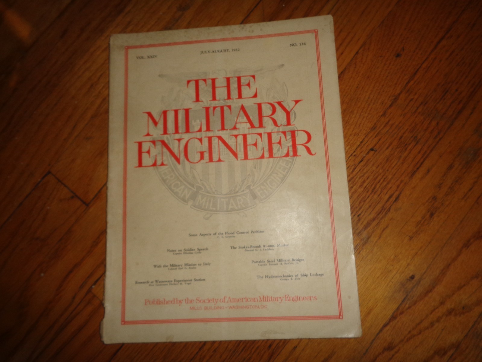 July August 1932 Military Engineer Magazine Stokes-Brandt 81-mm | eBay