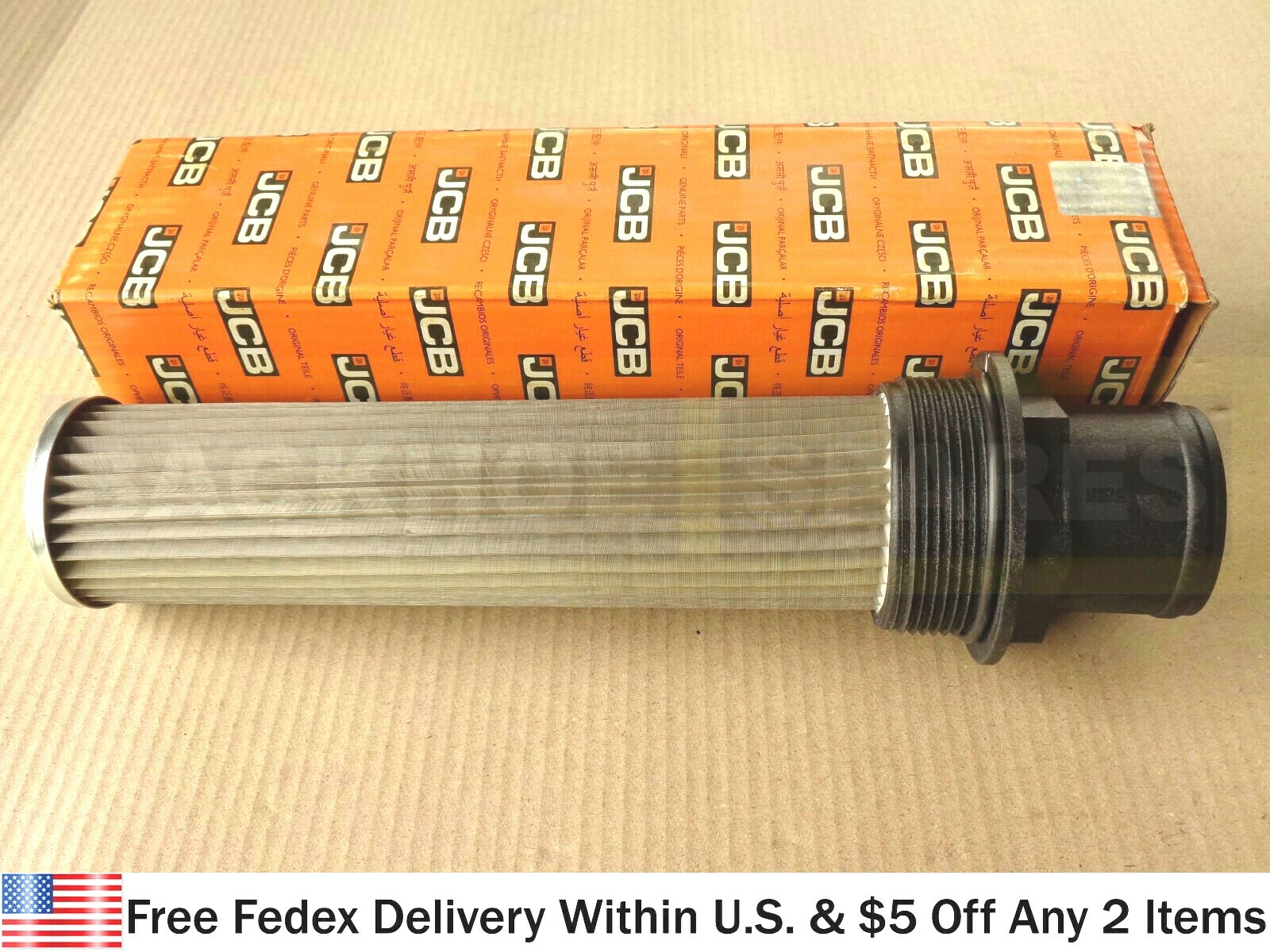 JCB PARTS - GENUINE JCB HYDRAULIC FILTER 125 MICRON(PART NO.32/920300 ...