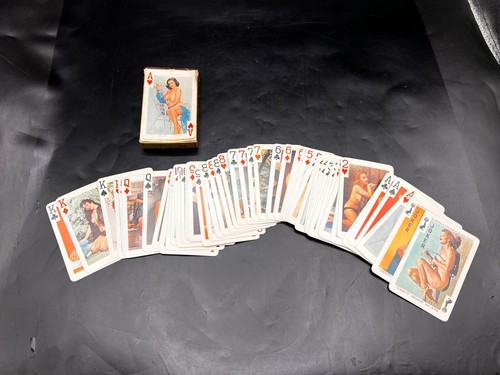 Vintage Gaiety Playing Cards 54 Beautiful Art Studies Novelties Deck ...