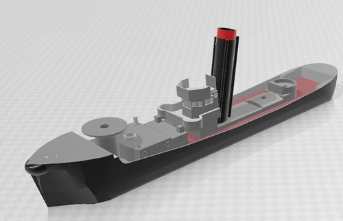 db160 Round Table class ww2 trawler 3d printed model kit. | eBay UK