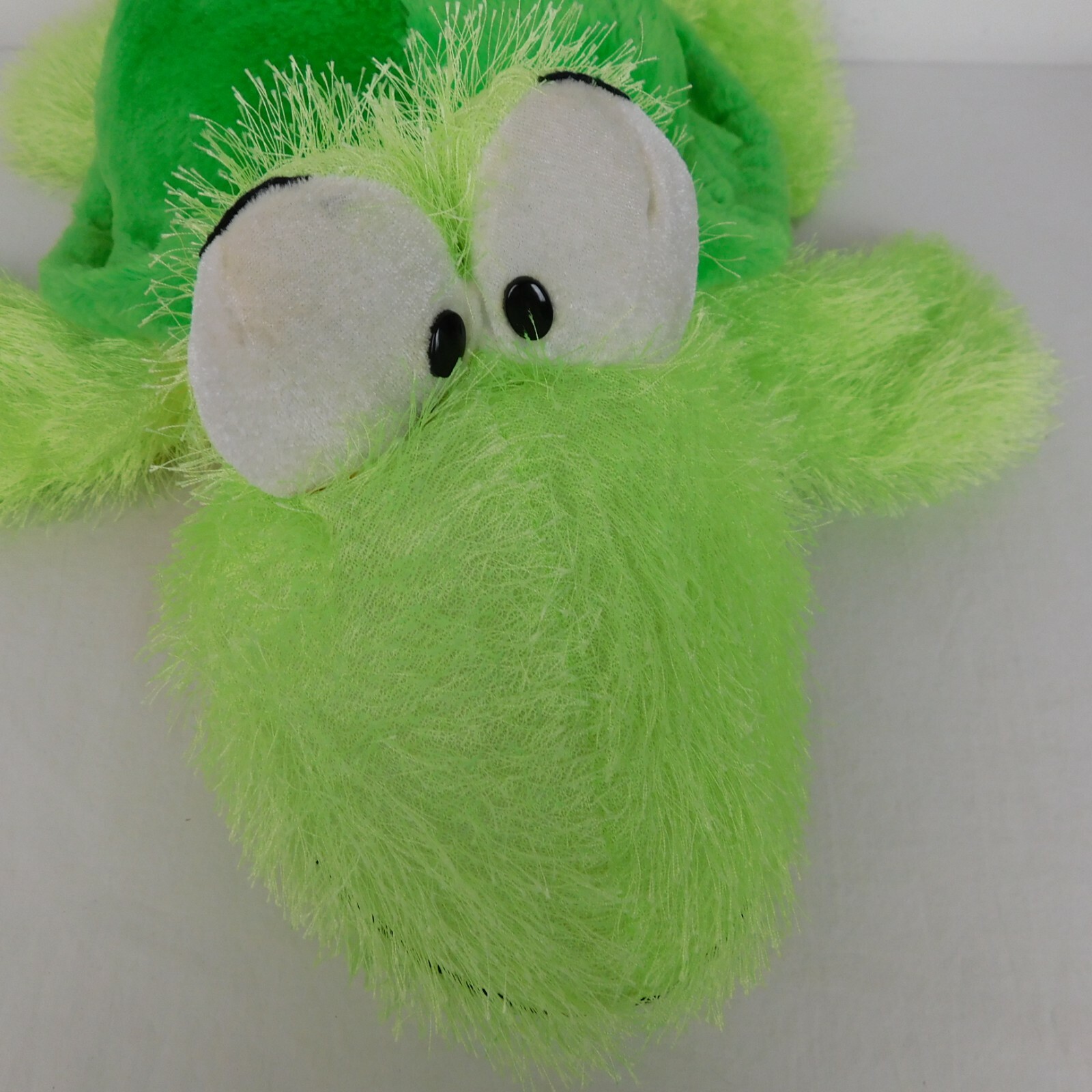 Classic Toy Co Shaggy Green Turtle Plush 26" Big Eyes Stuffed Soft Toy ...