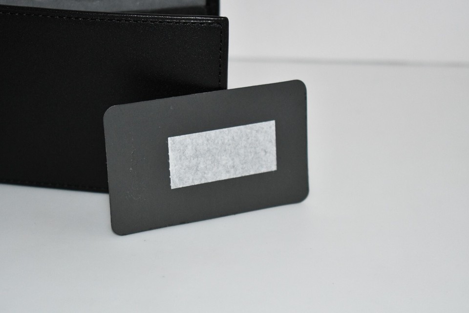 Tumi Leather ID Lock Slim Single Billfold in Black #93688-1041 NWT | eBay